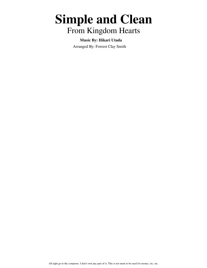 Simple and clean Sheet music for Piano, Trombone, Tuba, Trumpet in b ...