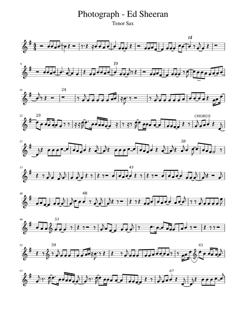 photograph sax tutorial