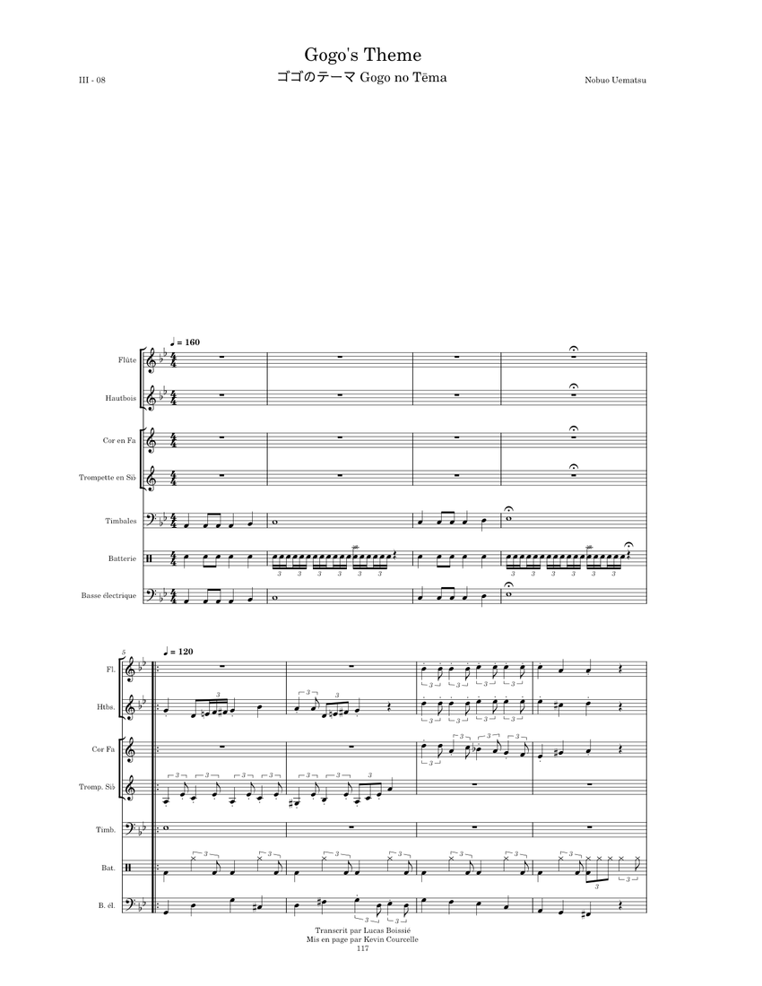 Final Fantasy VI : Gogo's Theme – Nobuo Uematsu Sheet music for Flute ...