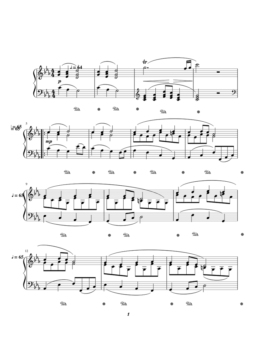 Sakura - Japanese Traditional Song Sheet Music for Organ (Solo ...