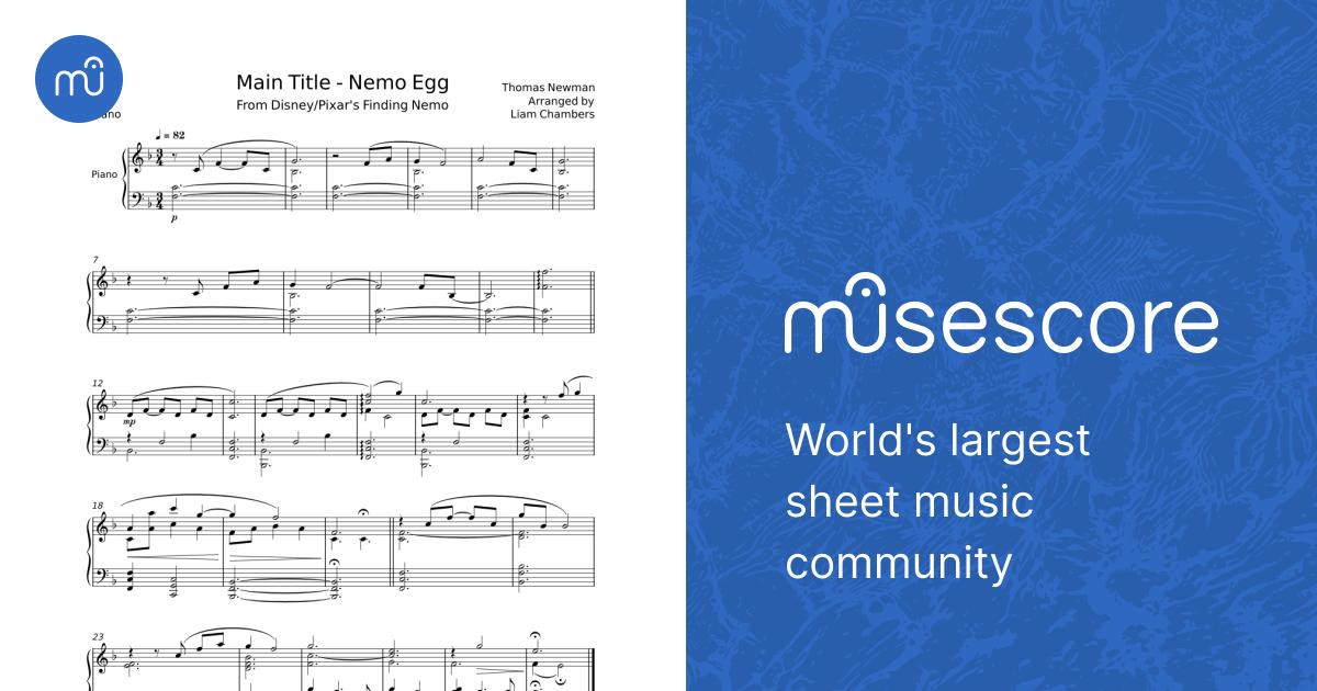 finding nemo egg piano