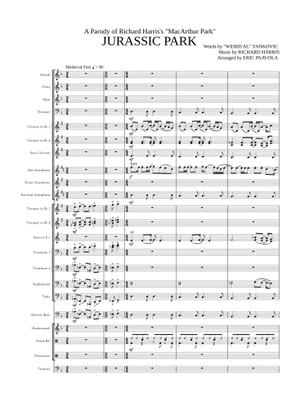 Play Official version of Jurassic park Sheet Music by Weird Al Yankovic ...