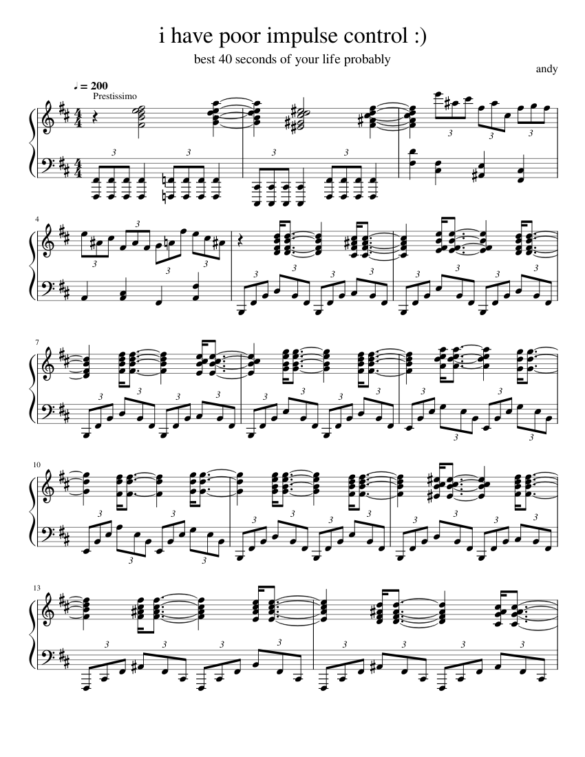 pen_final Sheet music for Piano (Solo) | Musescore.com