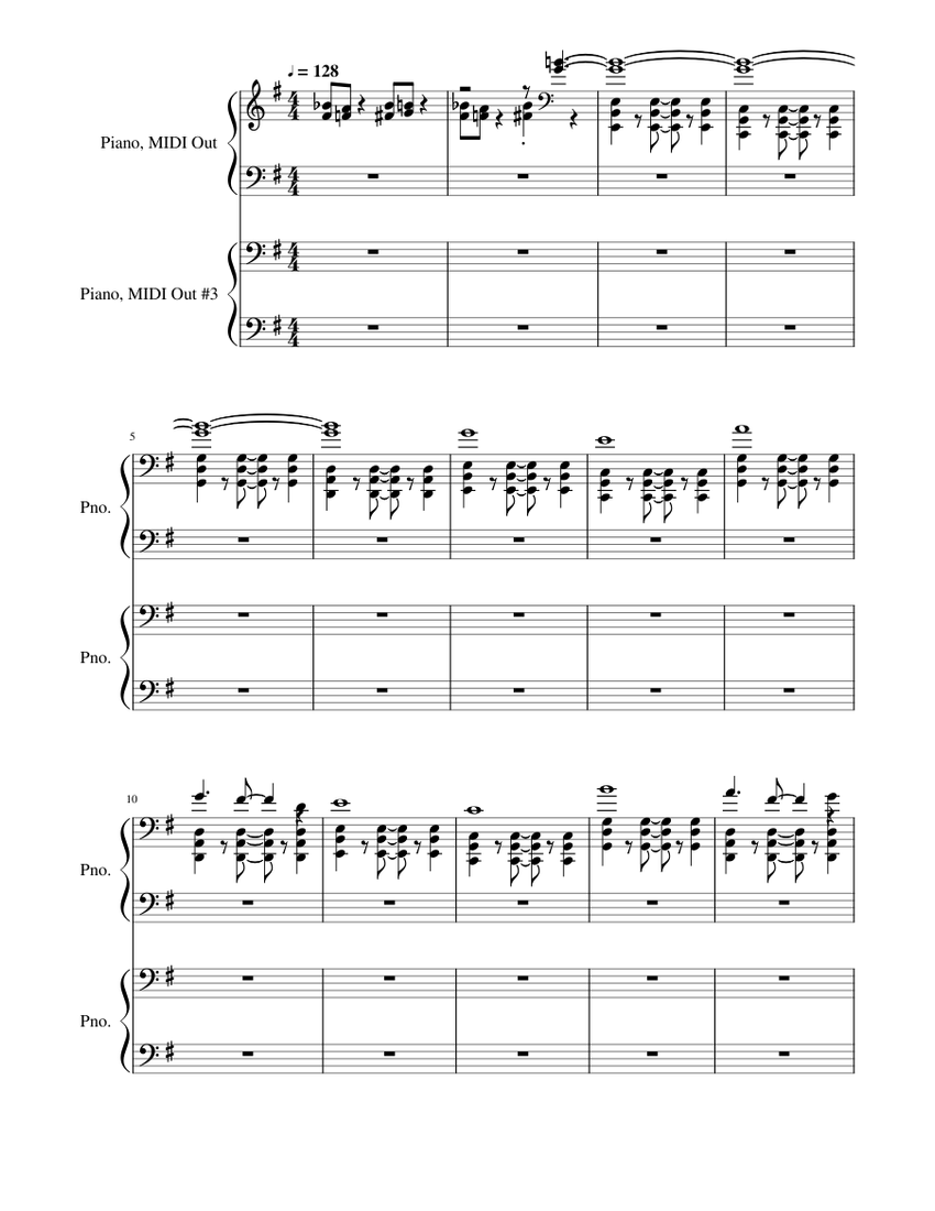 Sweat Sheet music for Piano (Solo) | Musescore.com