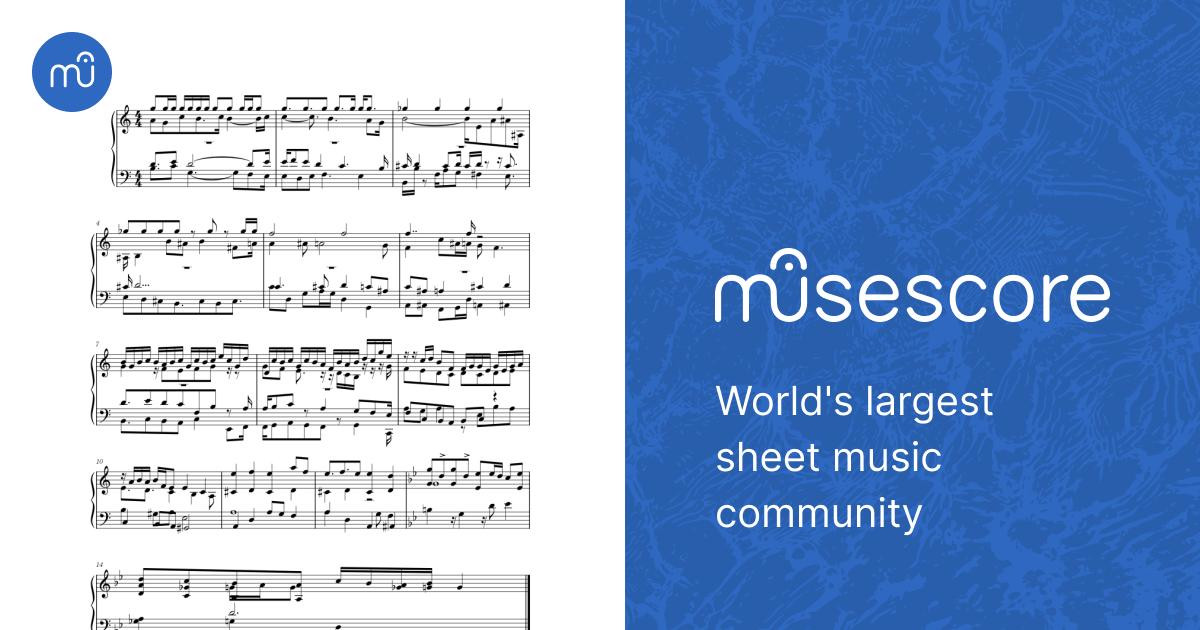 14 measures Sheet Music for Piano (Solo) | MuseScore.com