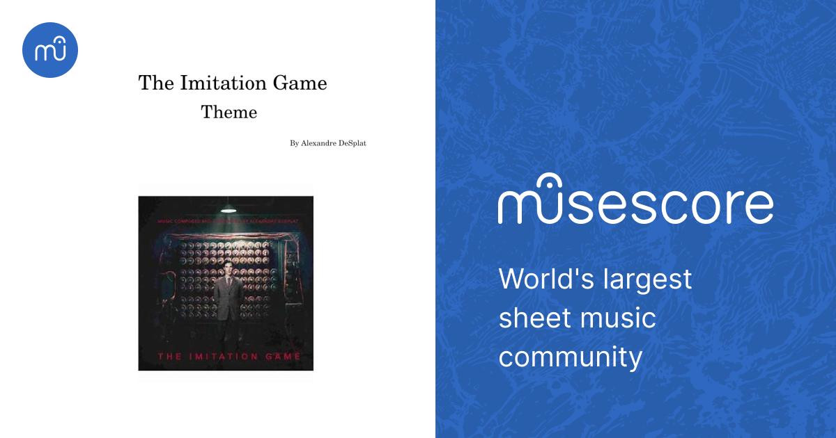 The Imitation Game Theme – Alexandre Desplat Sheet music for Piano ...