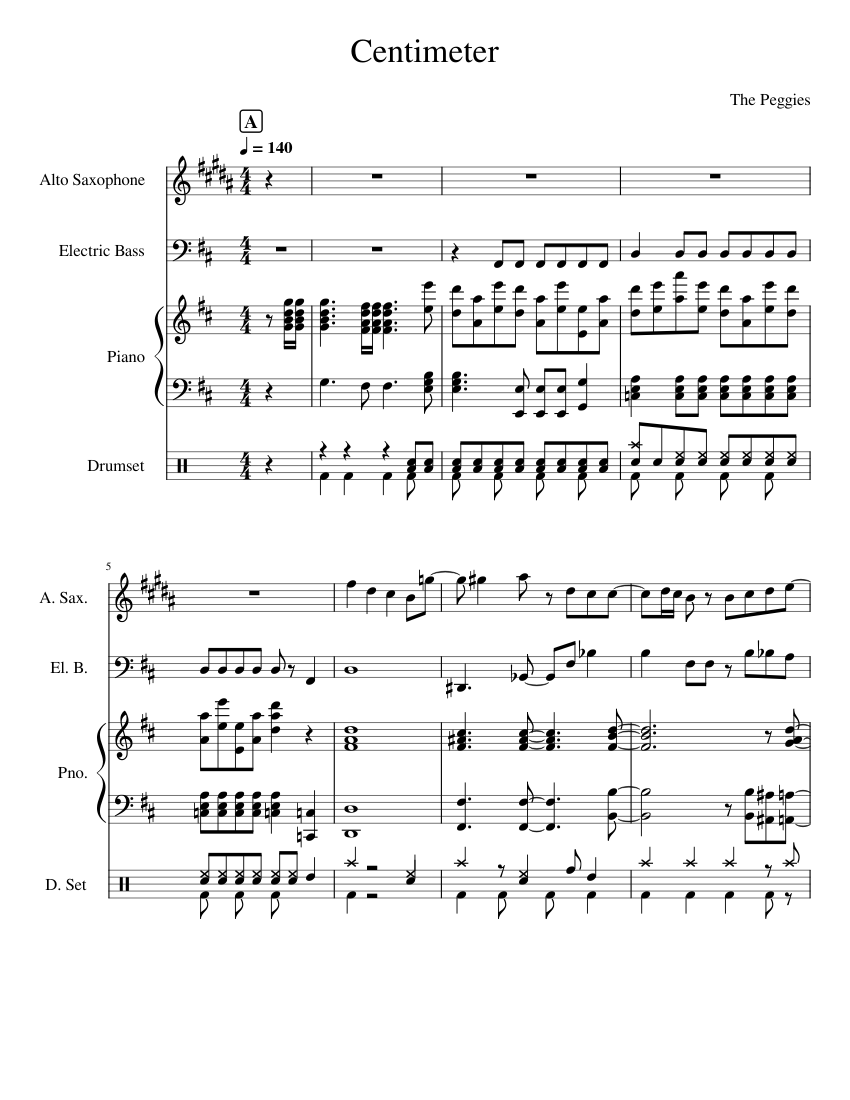 Centimeter – the peggies Centimeter – The Peggies - piano tutorial