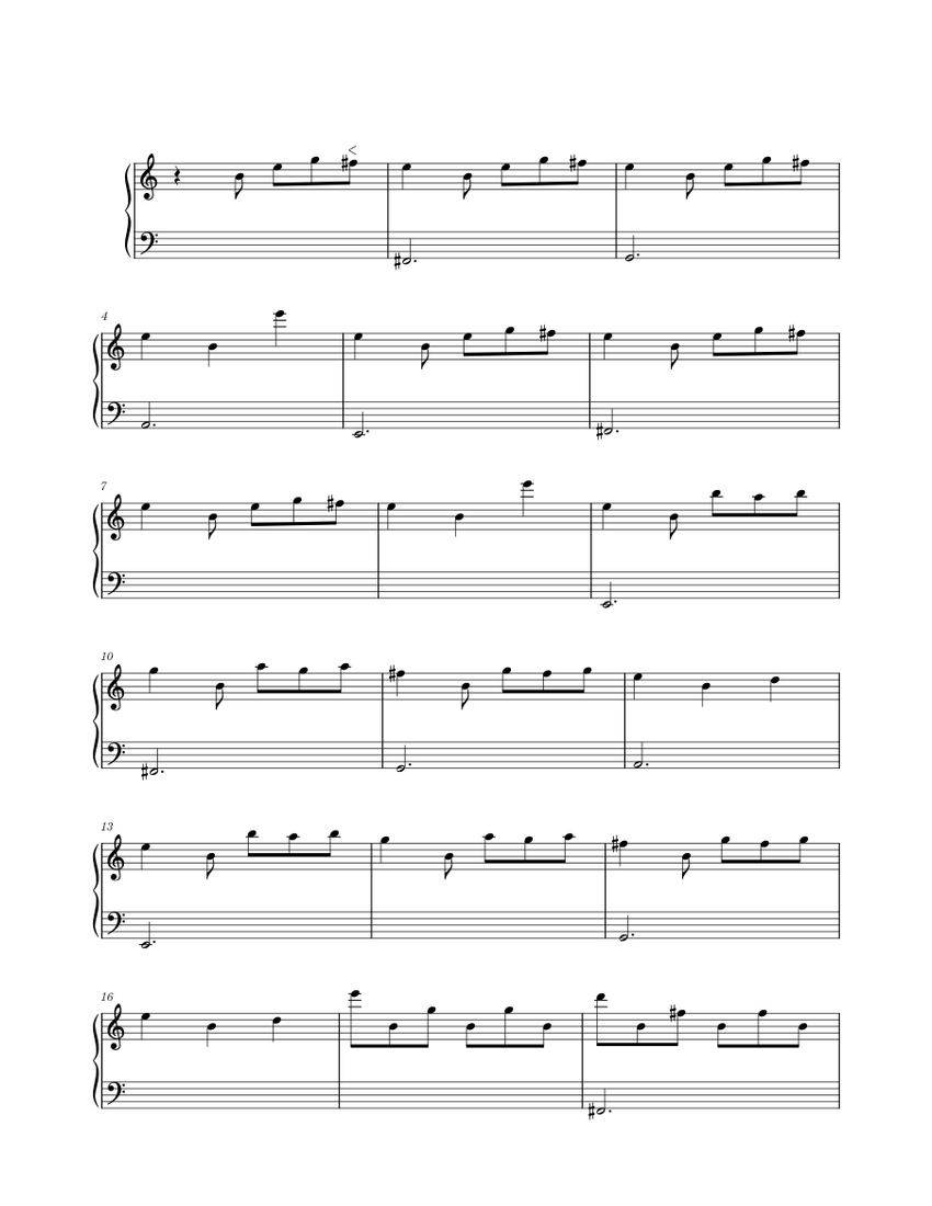 What Was Lost – Zach Beever Sheet music for Piano (Solo) | Musescore.com