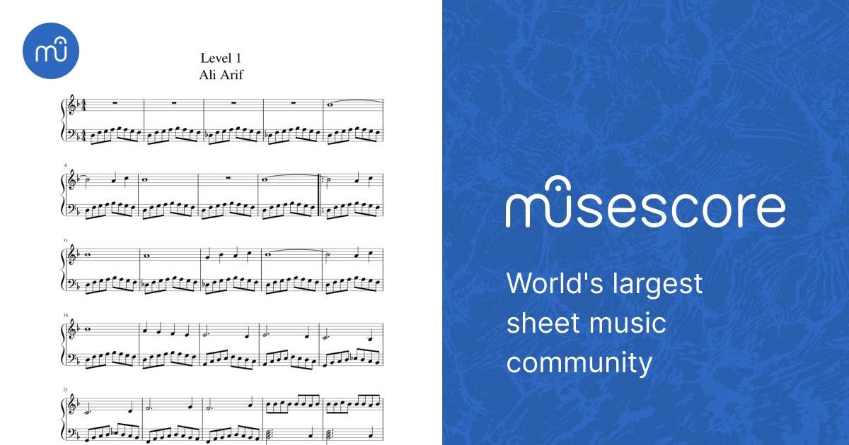 Level 1 Sheet Music for Piano (Solo) easy | MuseScore.com