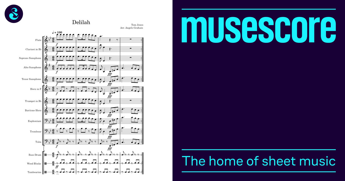 Tom Jones – Misc tunes Sheet Music for Trombone, Tuba, Flute, Saxophone ...