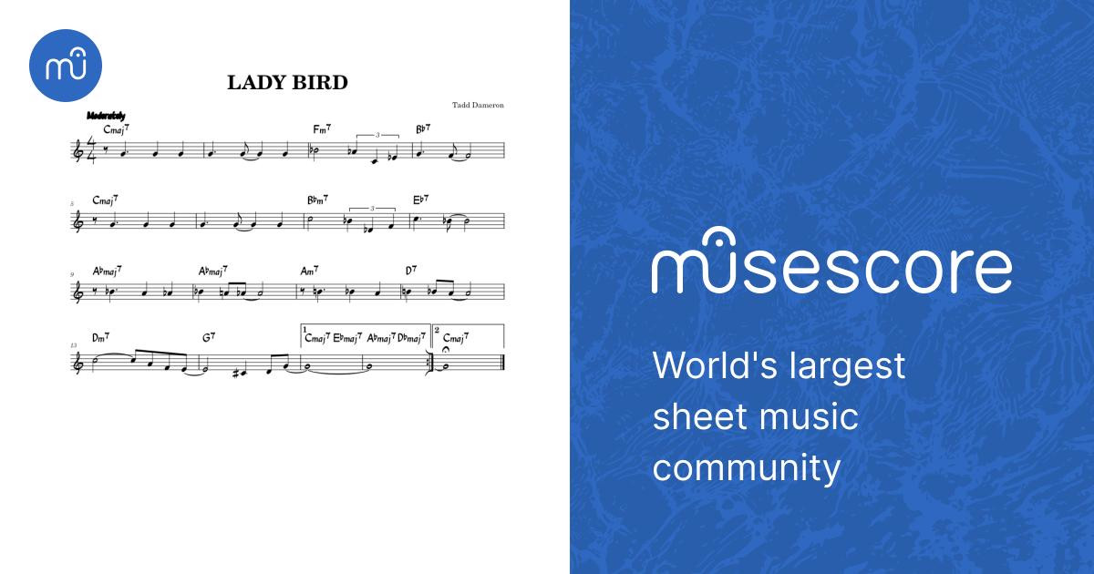 Lady Bird [lead sheet] Sheet music for French horn (Solo) | Musescore.com