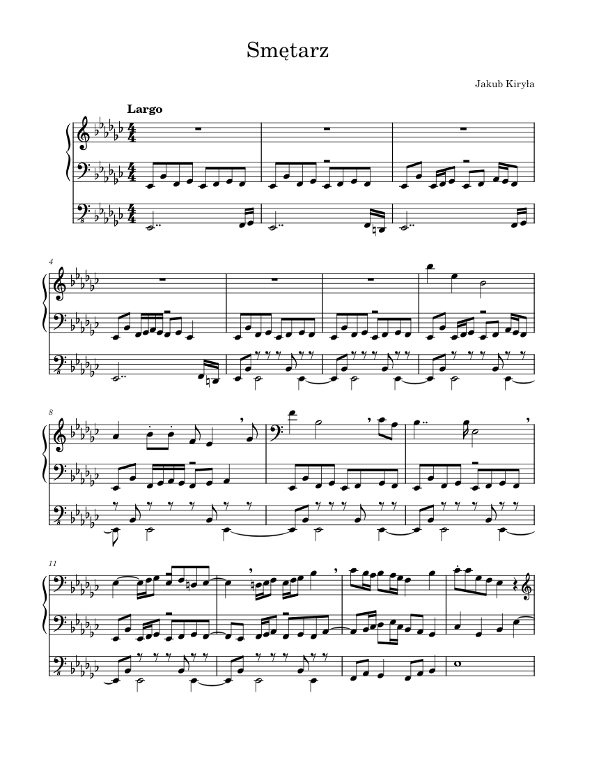 Organ Poem No.1 [WIP] Sheet music for Organ (Solo) | Musescore.com