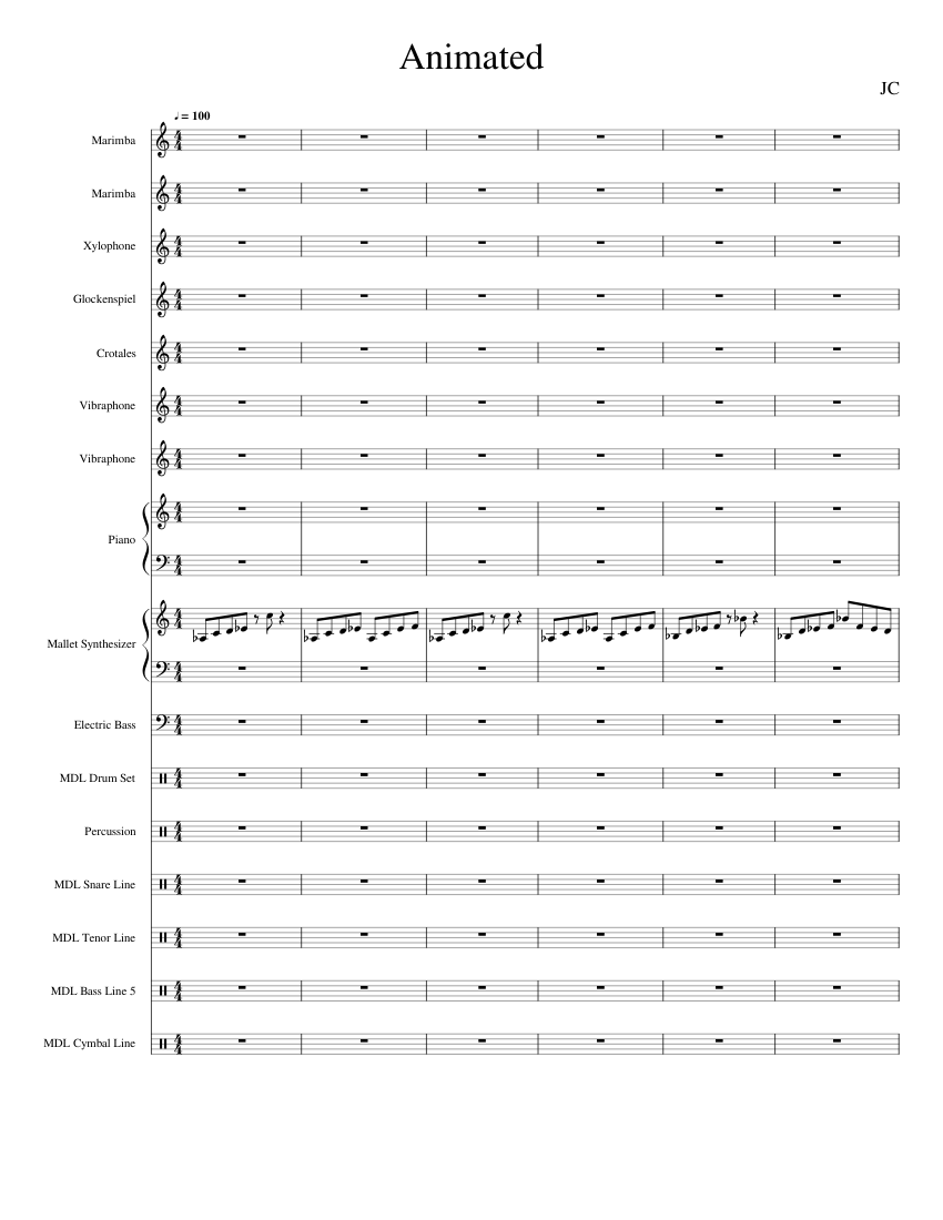 Animated Piano Tutorial