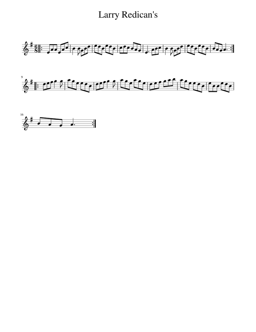 Larry Redican's Sheet music for Piano (Solo) Easy | Musescore.com
