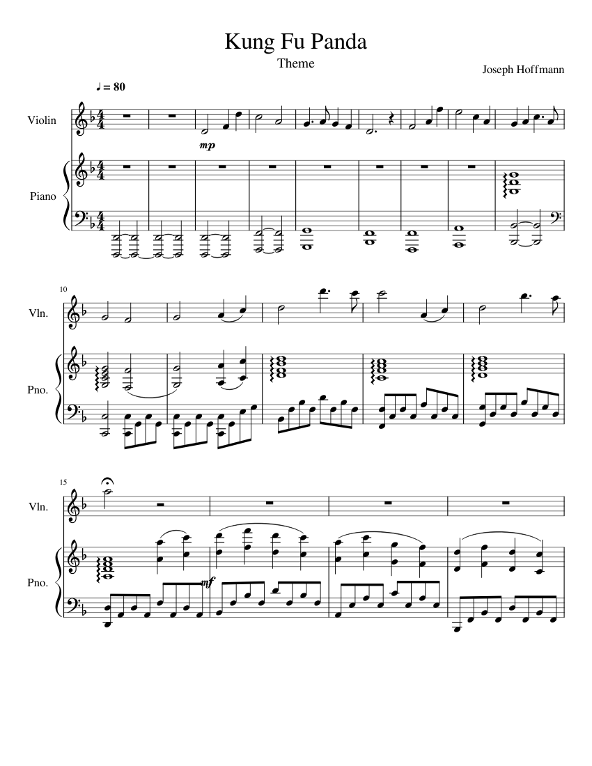 kung fu panda string quartet