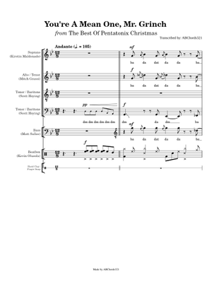 You're a Mean One, Mr. Grinch Sheet Music for Trombone, Tuba, Trumpet ...