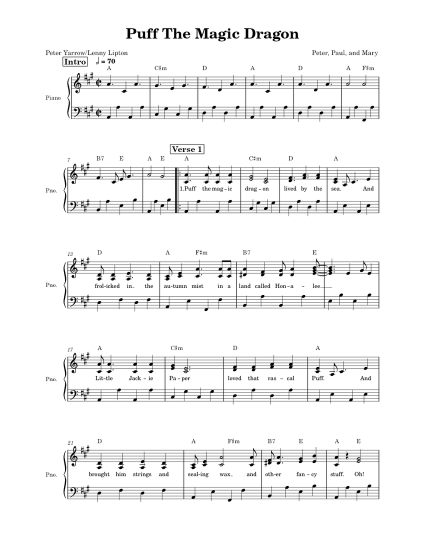 puff the magic dragon coloring book