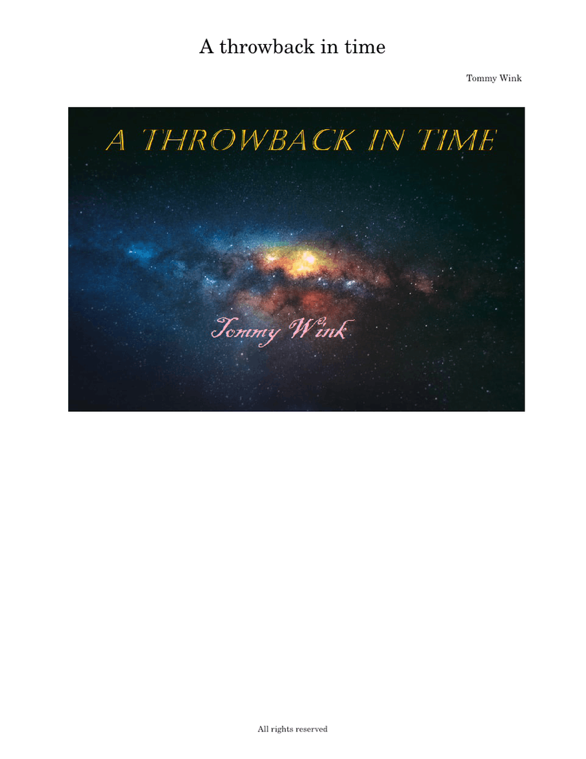 1 A throwback in time Sheet music for Piano, Tambourine, Violin, Cello ...