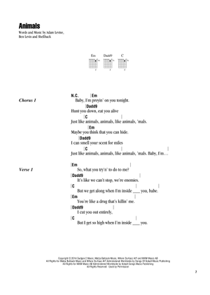 moves like jagger chords