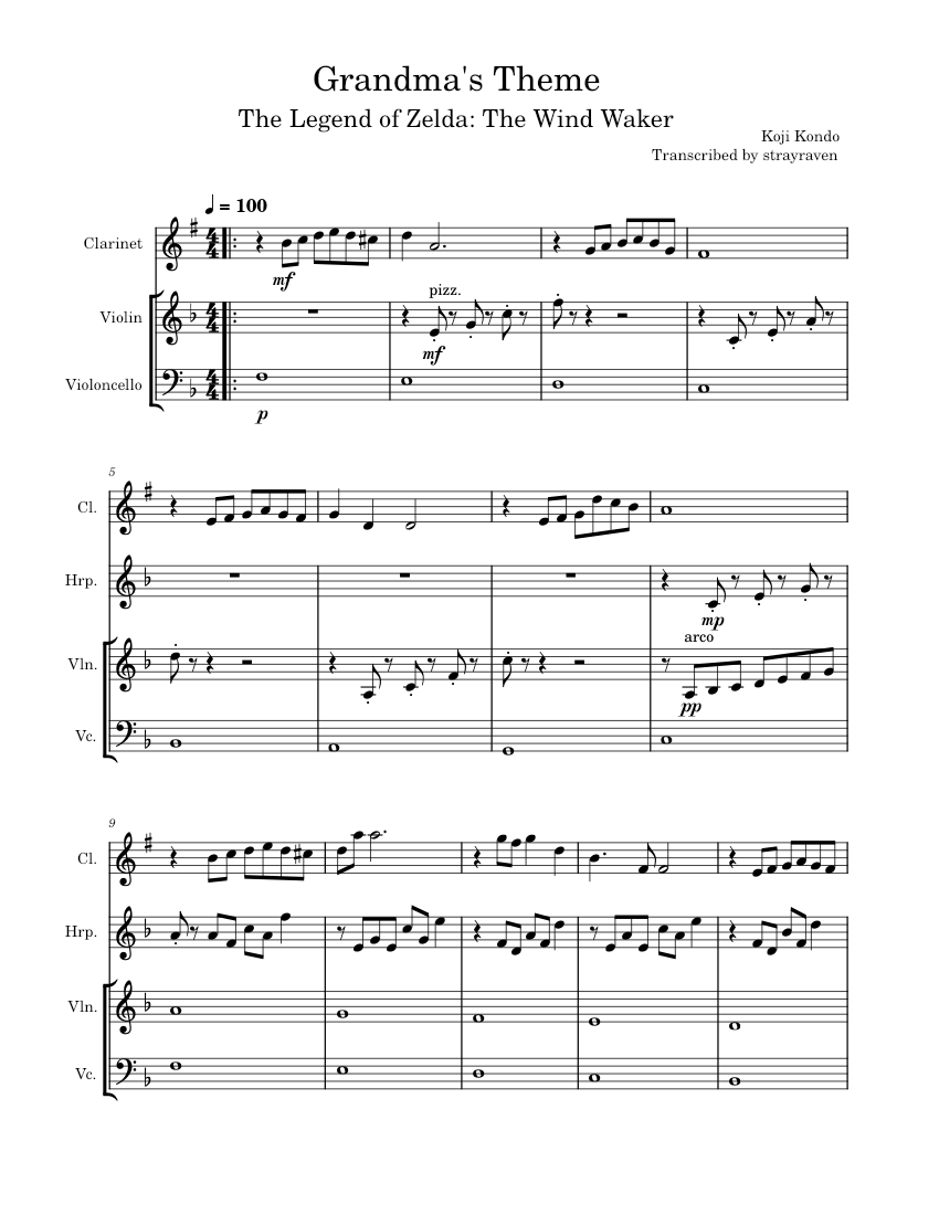 Grandma's Theme (The Legend of Zelda: The Wind Waker) – Koji Kondo ...