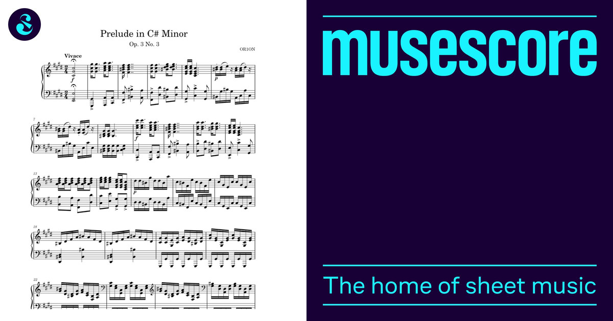 Prelude in C# Minor - OR1ON Sheet music for Piano (Solo) | Musescore.com