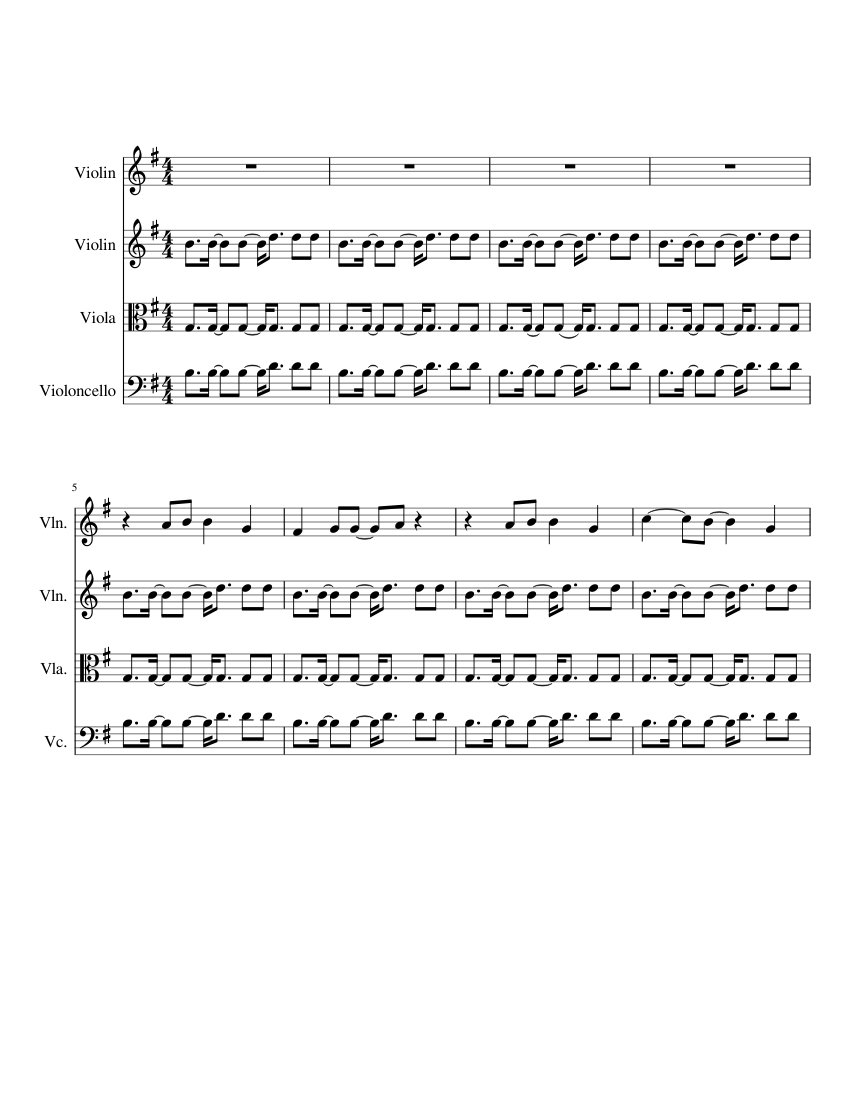 We Found Love string quartet - piano tutorial