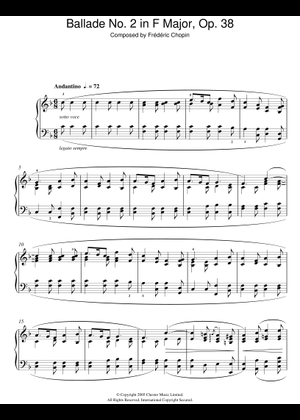 Ballade No. 2 Coda Sheet Music for Piano (Solo) | MuseScore.com