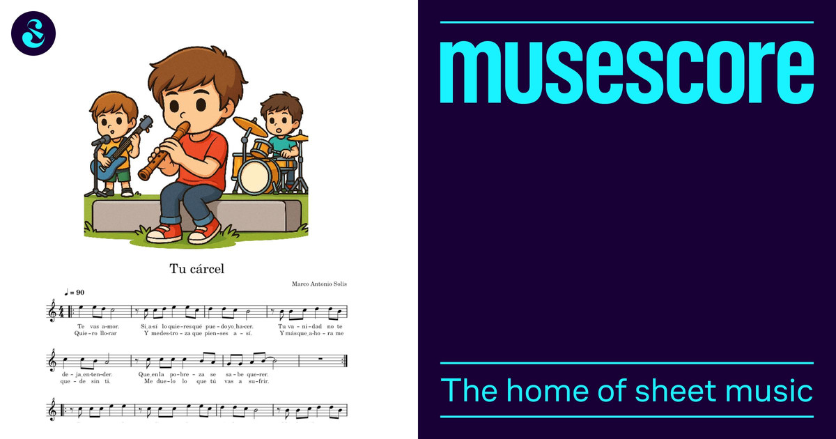 Tu cárcel - Método para Flauta Dulce - Pedro Peña Sheet music for Oboe ...