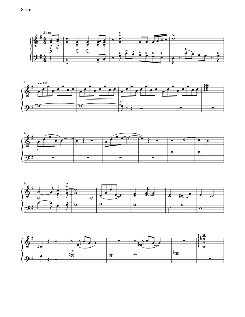 Music from FROZEN All sections( Sheet music for Piano (Piano-Voice ...