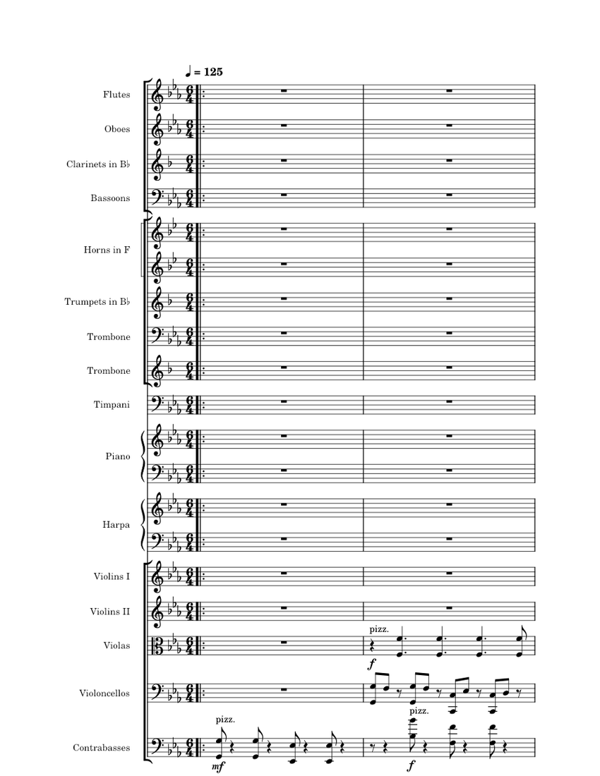 Symphony No. 1 "Sky" - Third Movement Sheet music for Piano, Trombone, Flute, Oboe & more ...