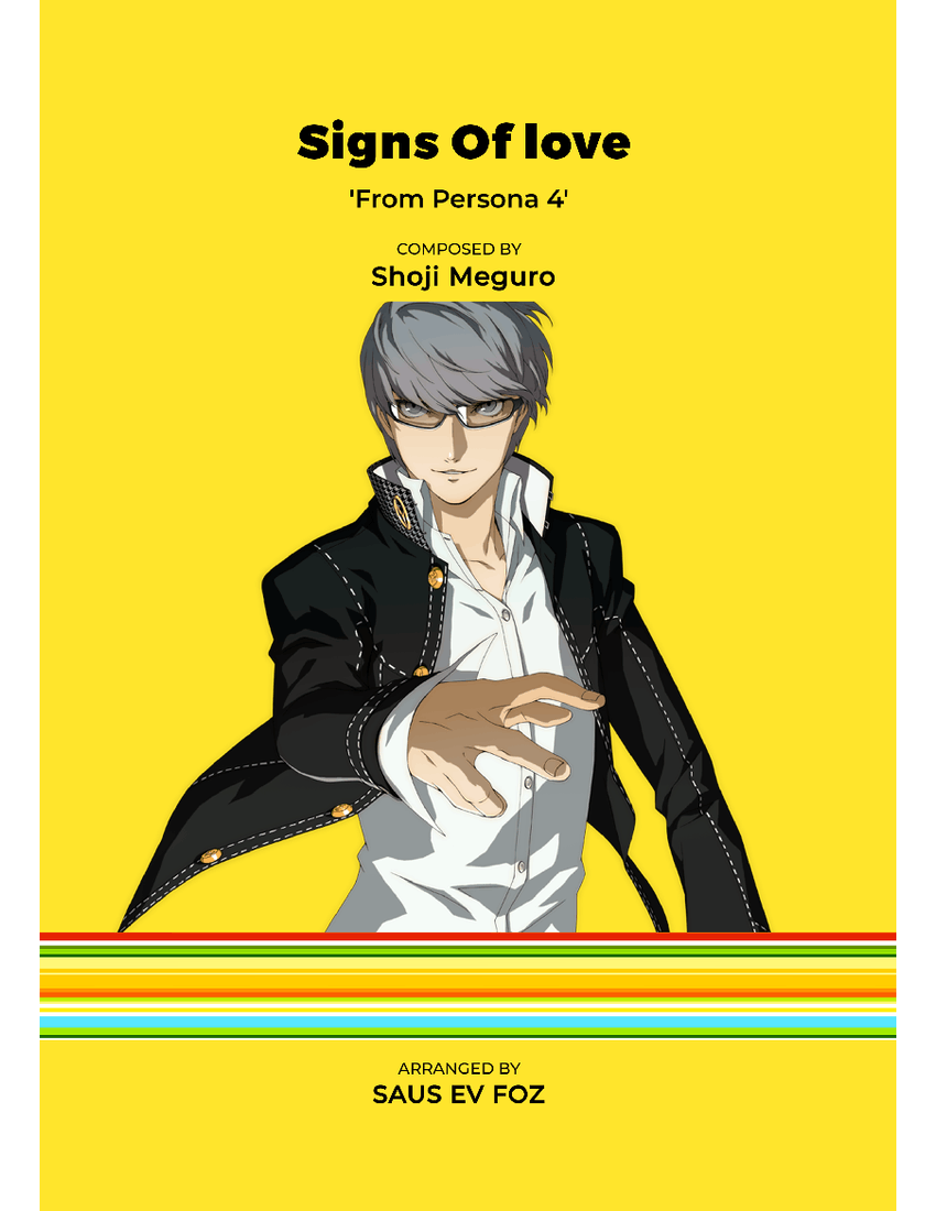 Persona 4: Signs of Love – Shoji Meguro Sheet Music for Piano, Organ ...