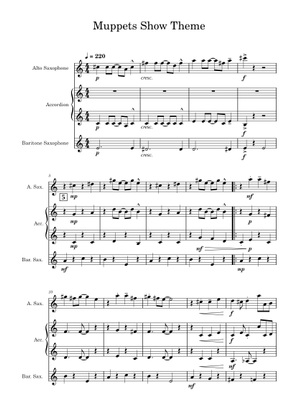 Partitura De Villancico De Los Muppets
