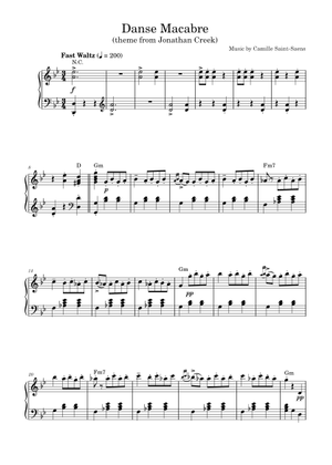 Danse Macabre Sheet music for Violin (Solo) | Musescore.com