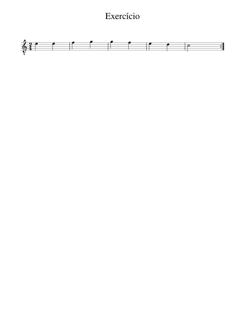 Exerc cio Sheet music for Guitar (Solo) | Musescore.com