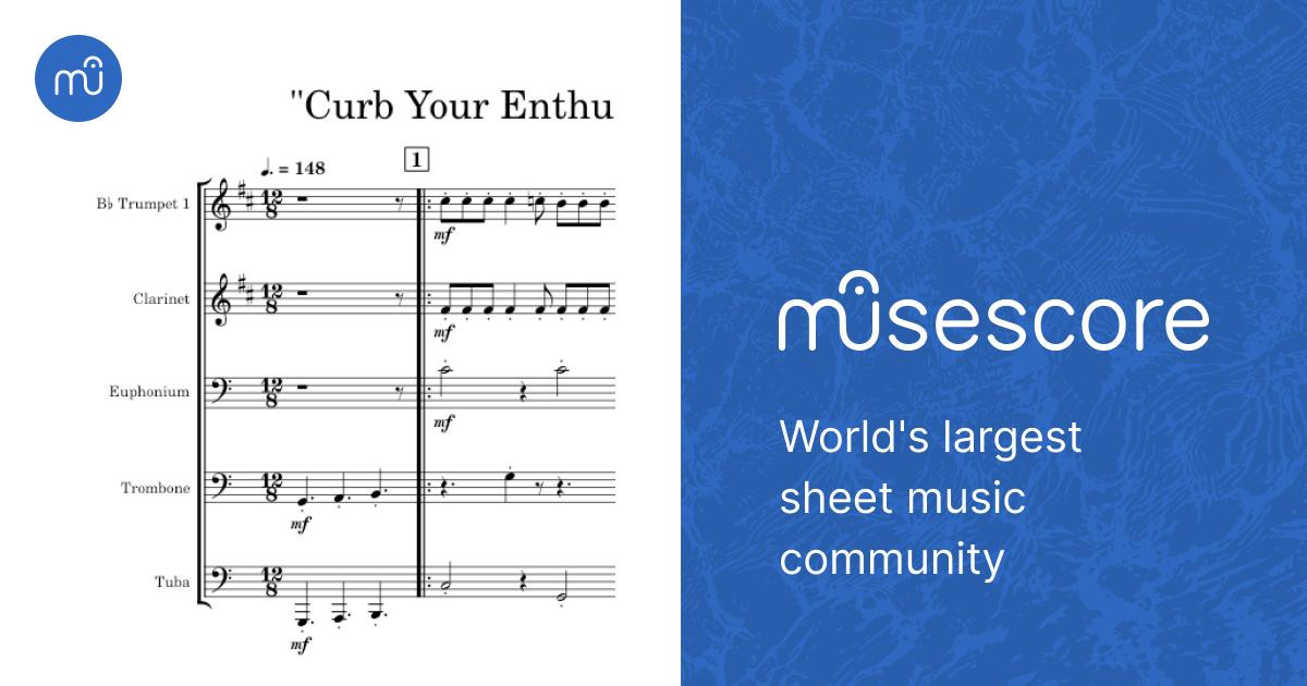 Frolic (theme from Curb Your Enthusiasm) – Luciano Michelini Sheet ...