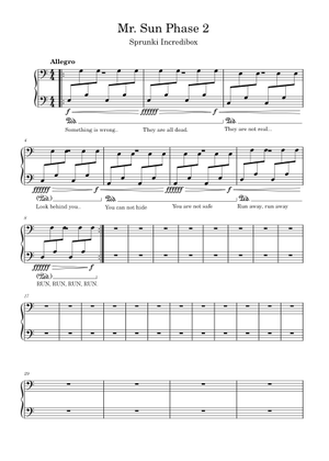 Incredibox Sprunki – Misc Computer Games Sheet music for Piano, Guitar ...