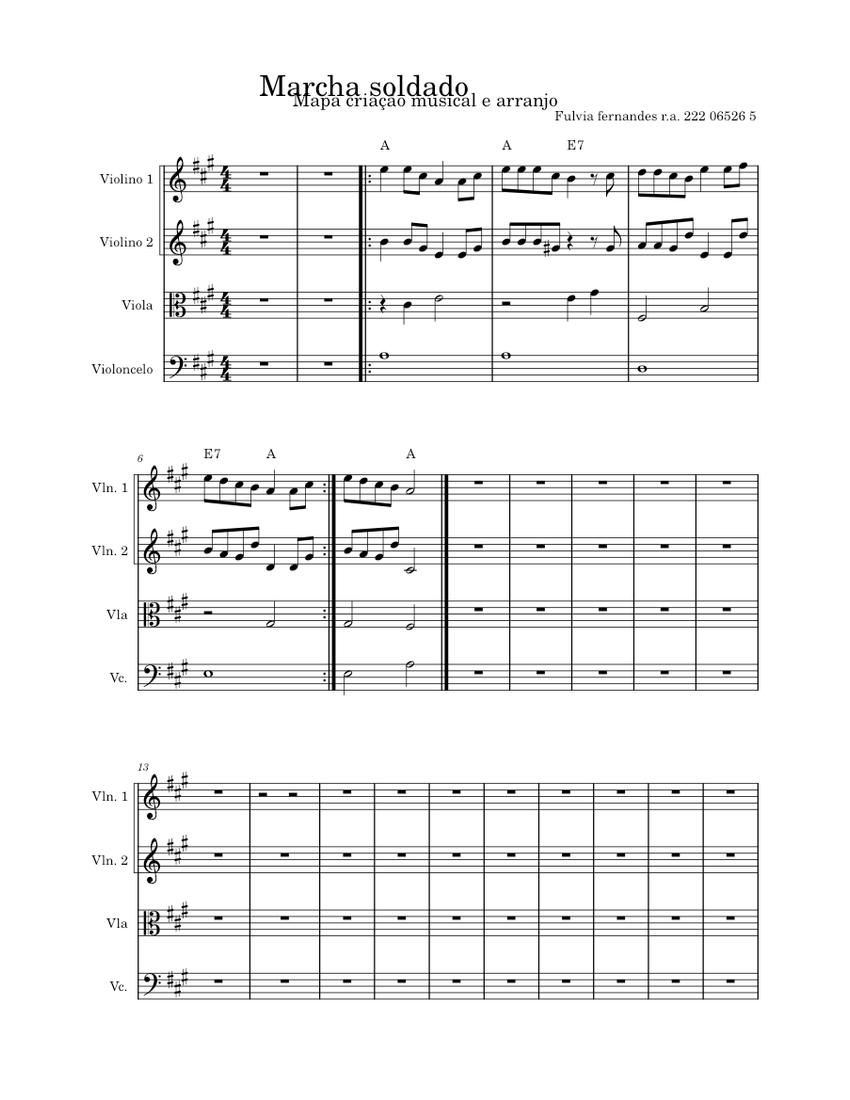 Marcha Soldado – Música popular tradicional brasileira marcha soldado ...