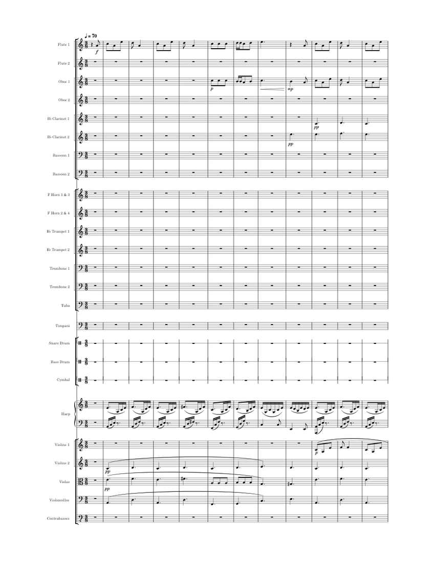 Avinu shebashamayim – Orchestral edition Sheet Music for Trombone, Tuba, Flute, Oboe & more ...