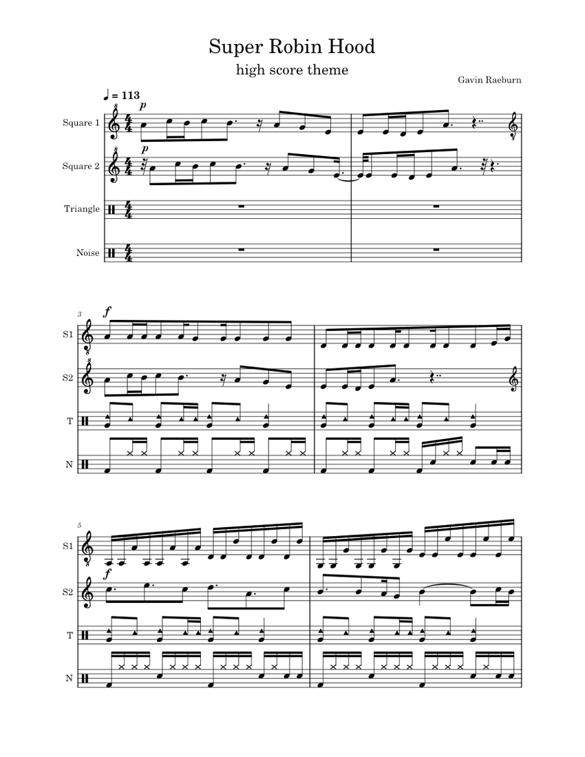 Super Robin Hood – Gavin Raeburn high score theme - piano tutorial