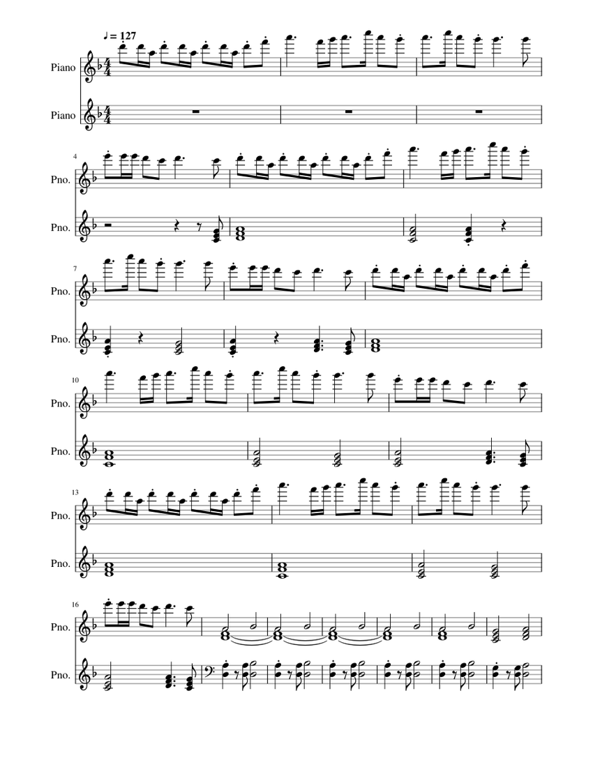 Sabaton - To Hell and Back Sheet Music for Piano (Solo) | MuseScore.com