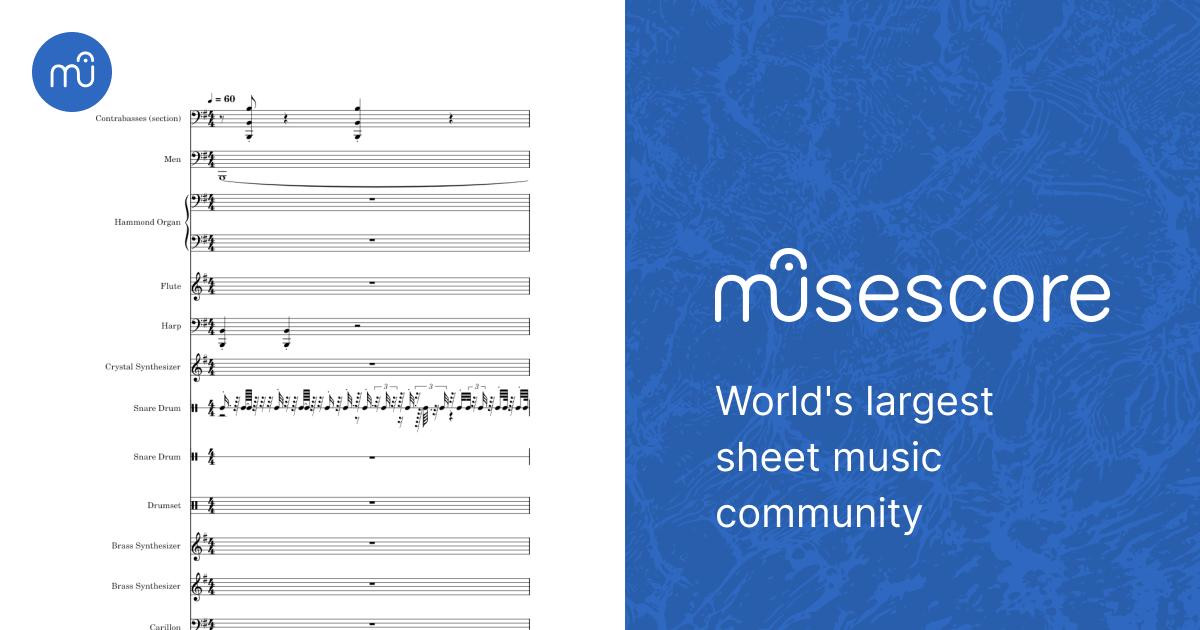 OSRS - Music - Cavern Sheet music for Organ, Flute, Drum group, Harp ...