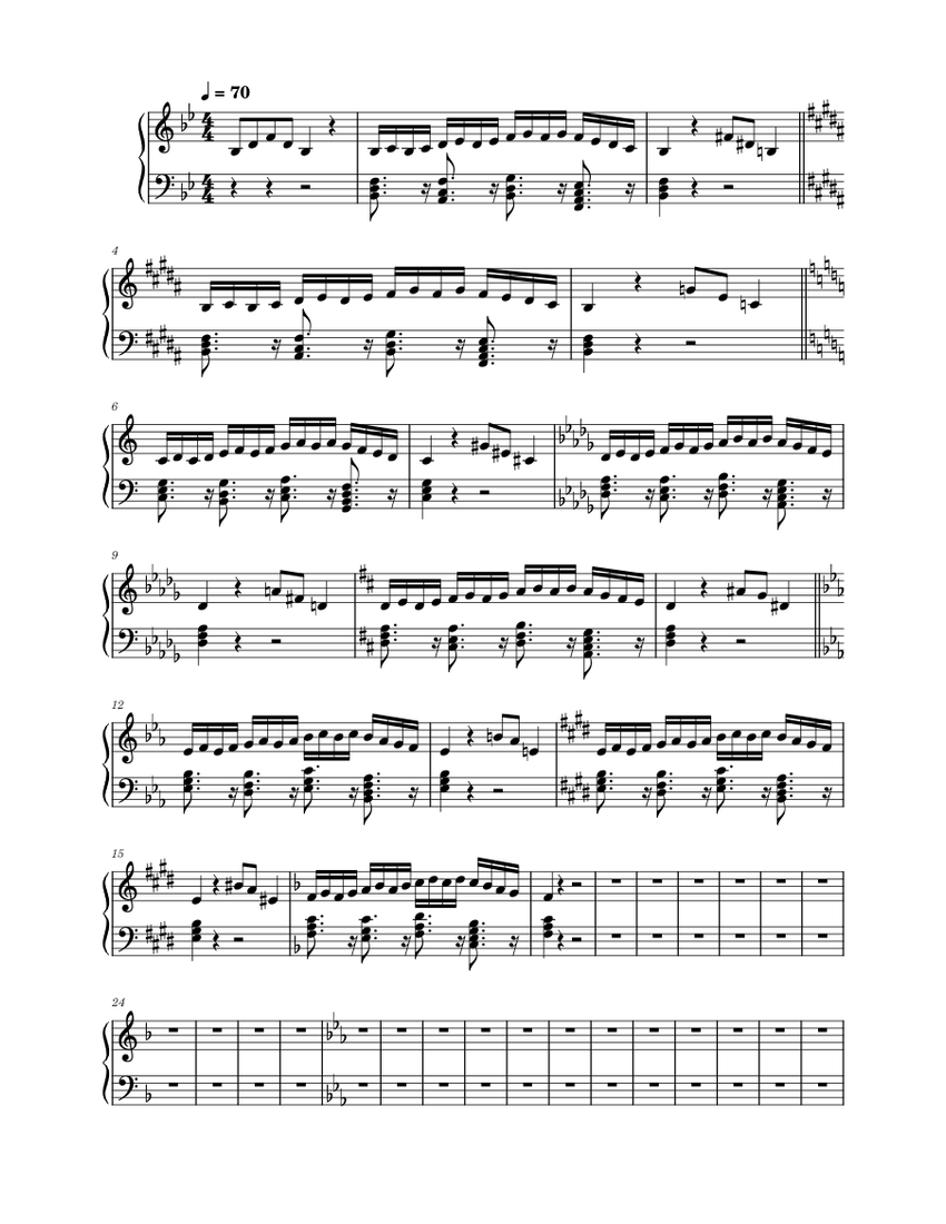 іііі-ееее-аааа-оооо-у Sheet music for Piano (Solo) Easy | Musescore.com