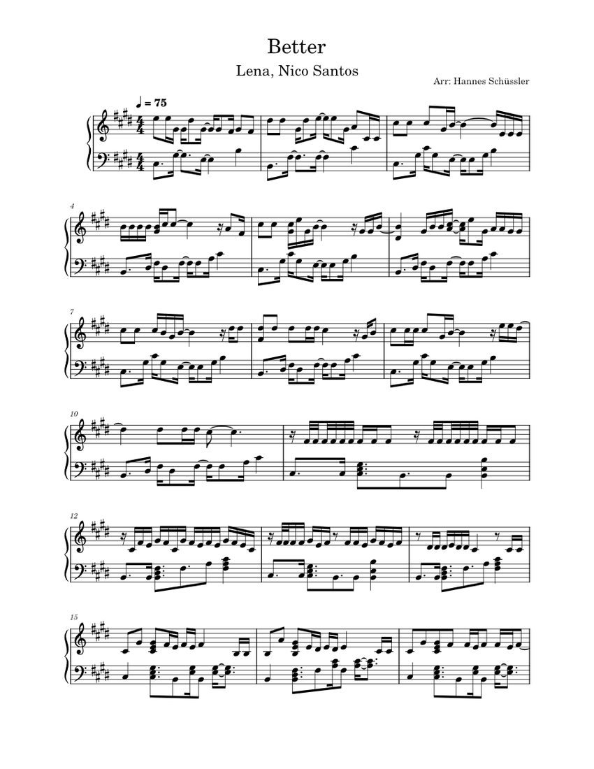 Better - piano tutorial