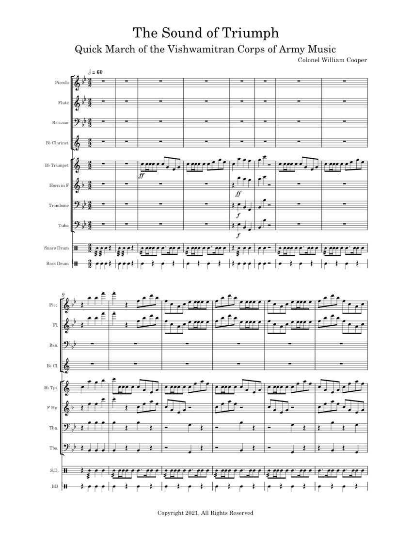 The Sound of Triumph - William Cooper Sheet music for Trombone, Tuba ...