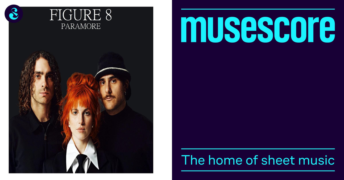 Paramore - Figure 8 Sheet Music for Piano, Vocals, Flute, Clarinet bass ...