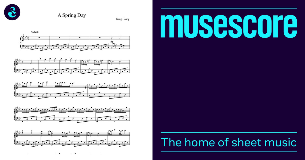 A Spring Day Sheet music for Piano (Solo) | Musescore.com