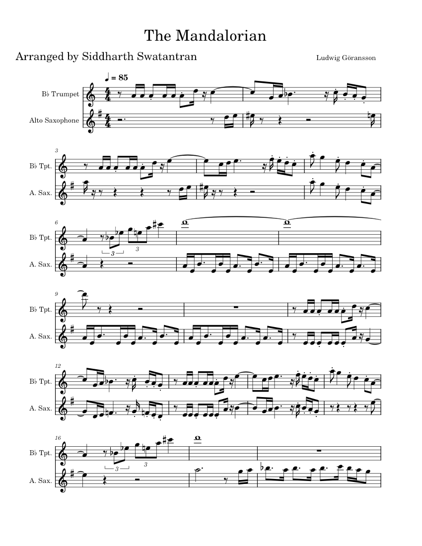 The Mandalorian (The Mandalorian Theme) – Ludwig Göransson The ...