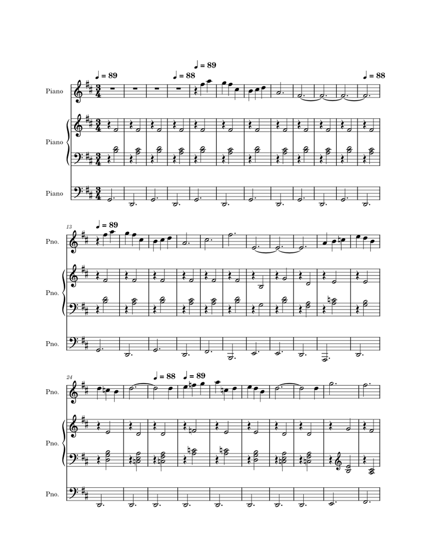 Gymnopédie No.1 – Erik Satie Gymnopedies 1 Sheet music for Piano (Piano Duo) | Musescore.com