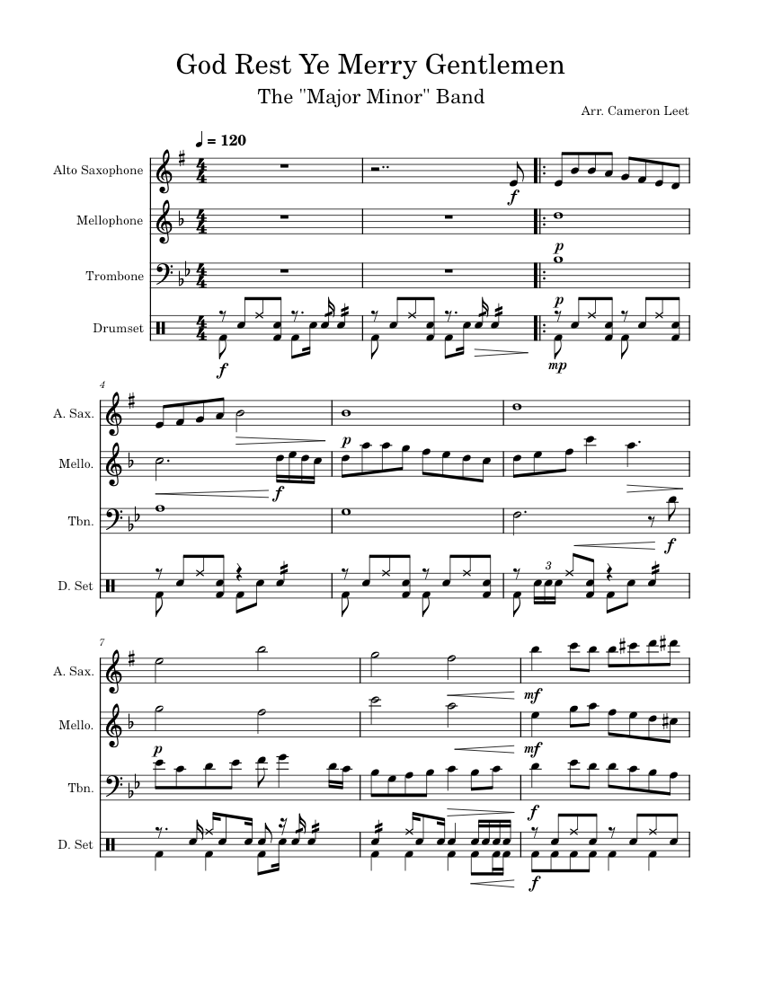 God Rest Ye Merry Gentlemen – MMB (Major Minor Band) God Rest Ye Merry ...