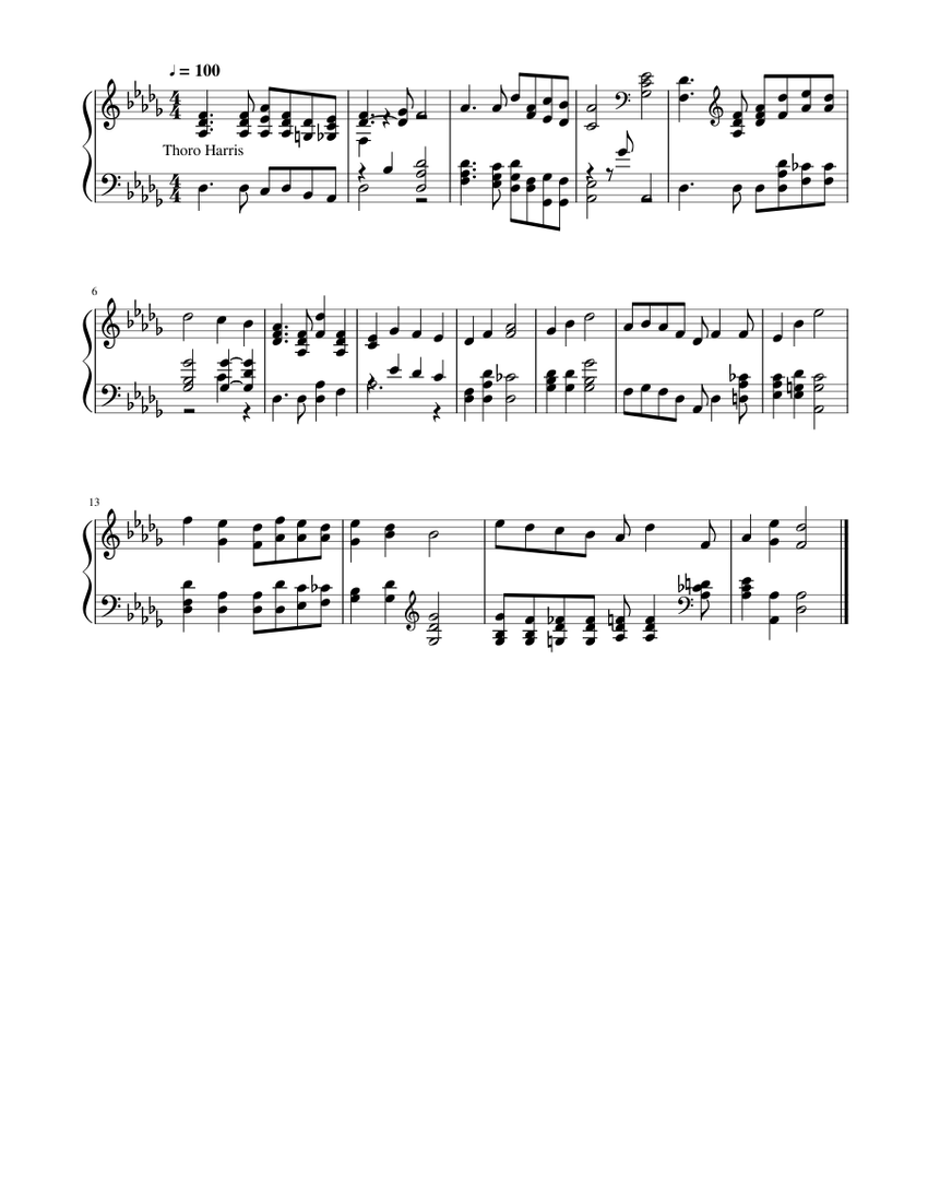 Angel voices sweetly singing (Harris) - Thoro Harris Sheet music for ...